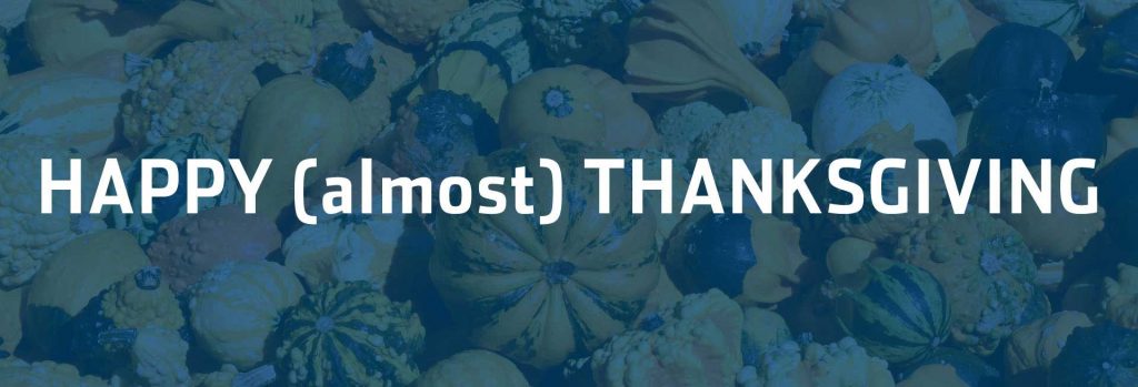 It's almost Thanksgiving? - We Are Blood